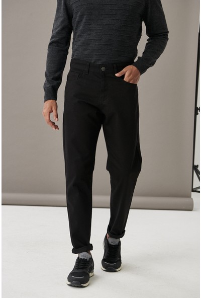 Ac&Co / Altınyıldız Classics Erkek Siyah Comfort Fit Rahat Kesim Denim Jean Kot Pantolon Ac&Co / Altınyıldız Classics Erkek Siyah Comfort Fit Rahat Kesim Denim Jean Kot Pantolon