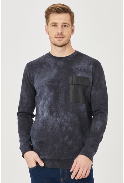 AC&Co / Altınyıldız Classics Slim Fit Günlük Rahat Bisiklet Yaka Spor Sweatshirt