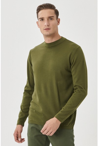 AC&Co / Altınyıldız Classics Standart Fit Yarım Balıkçı Yaka Triko Kazak