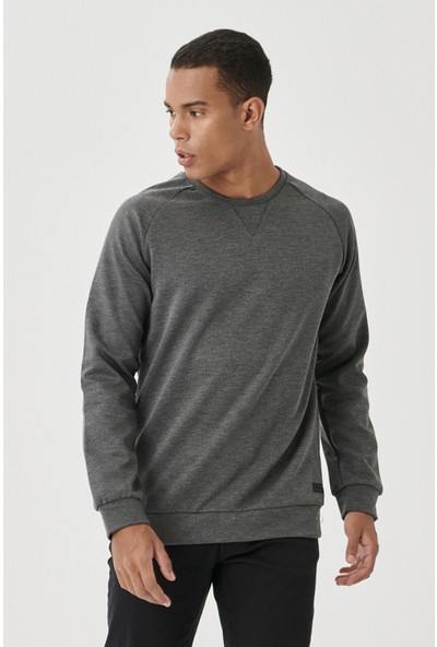 AC&Co / Altınyıldız Classics Standart Fit Günlük Rahat Bisiklet Yaka Spor Sweatshirt