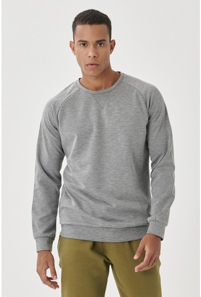 AC&Co / Altınyıldız Classics Standart Fit Günlük Rahat Bisiklet Yaka Spor Sweatshirt