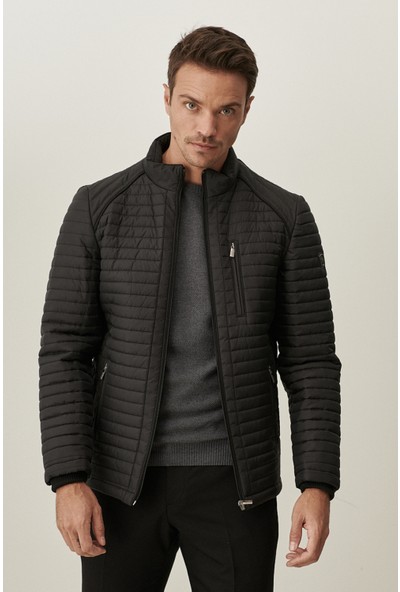 Altınyıldız Classıcs Erkek Siyah Standart Fit Soğuk Geçirmez Casual Mont Altınyıldız Classıcs Erkek Siyah Standart Fit Soğuk Geçirmez Casual Mont