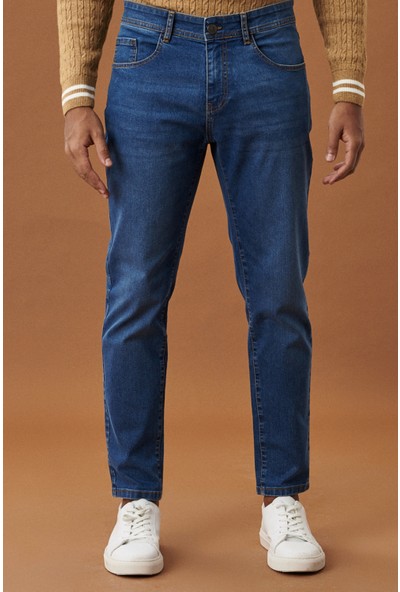 AC&Co / Altınyıldız Classics Slim Fit Dar Kesim Denim Esnek Jean Kot Pantolon AC&Co / Altınyıldız Classics Slim Fit Dar Kesim Denim Esnek Jean Kot Pantolon
