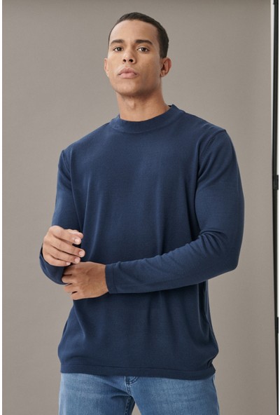 AC&Co / Altınyıldız Classics Standart Fit Yarım Balıkçı Yaka Triko Kazak