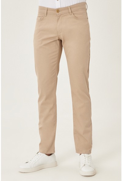 AC&Co / Altınyıldız Classics Kanvas Slim Fit Dar Kesim %100 Koton 5 Cep Pantolon AC&Co / Altınyıldız Classics Kanvas Slim Fit Dar Kesim %100 Koton 5 Cep Pantolon