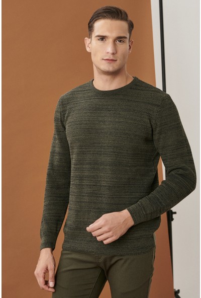 AC&Co / Altınyıldız Classics Standart Fit Bisiklet Yaka Triko Kazak