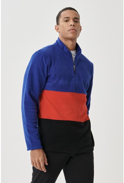 AC&Co / Altınyıldız Classics Standart Fit Günlük Rahat Bato Yaka Polar Sweatshirt