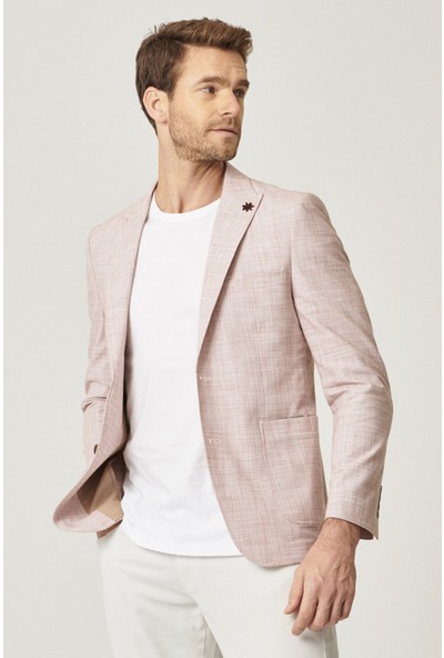 Altınyıldız Classics Slim Fit Desenli Ceket