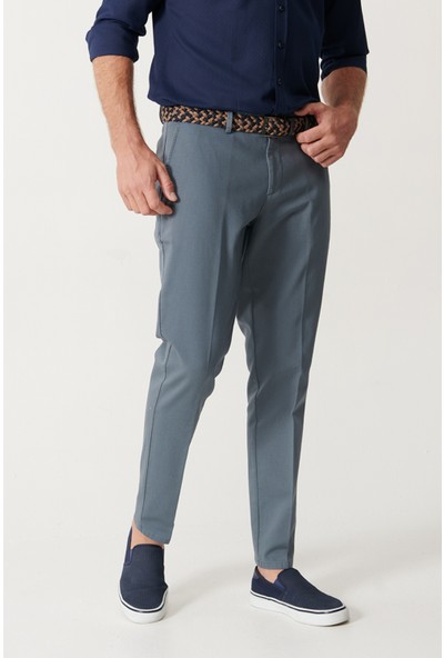 ALTINYILDIZ CLASSICS Slim Fit Desenli Pantolon