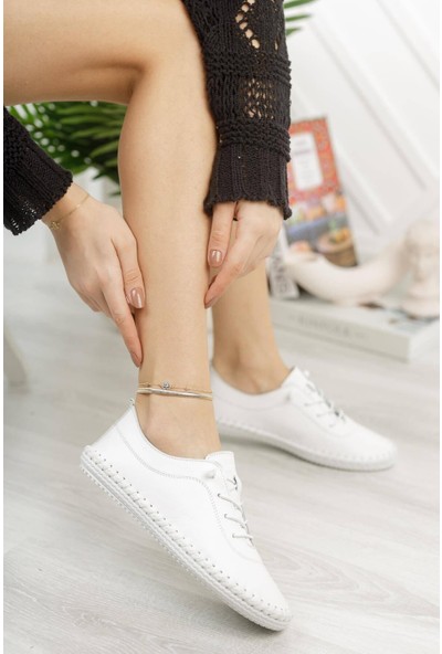 Morenica Tam Ortopedik Deri Çarık