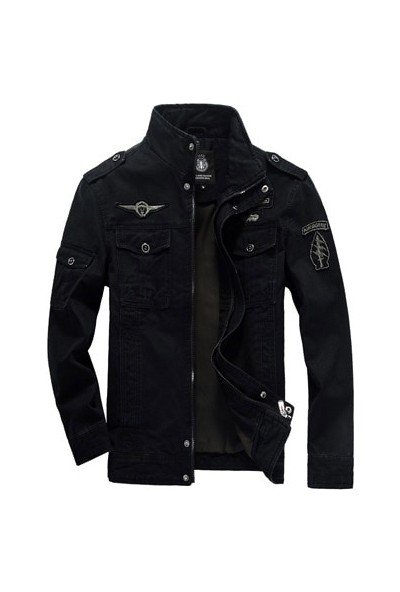 Golden Times Erkek Ince Bomber Ceket (Yurt Dışından)