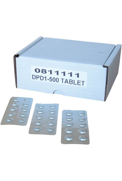 GEMAŞ Dpd1 Serbest Klor Tableti