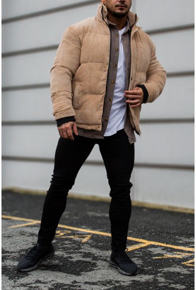 Mosst Kadife Kalın Mont