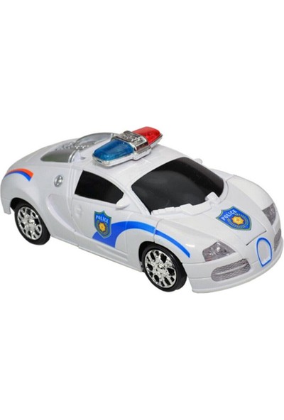 IG Transformers-Robota Dönüşen Işıklı, Sesli, Sensörlü Polis Arabası 23 cm IG Transformers-Robota Dönüşen Işıklı, Sesli, Sensörlü Polis Arabası 23 cm