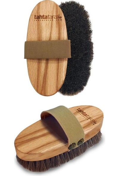 Tahtatarak Selülit Karşıtı %100 Doğal At Kılı Fırçası