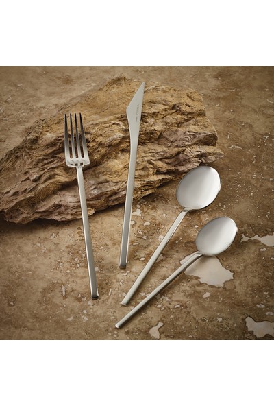 Karaca Look 316 Premium 84 Parça 12 Kişilik Çatal Kaşık Bıçak Seti