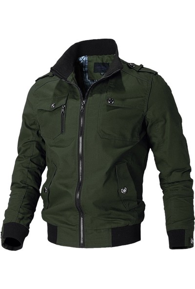 Golden Times Erkek Ince Bomber Ceket