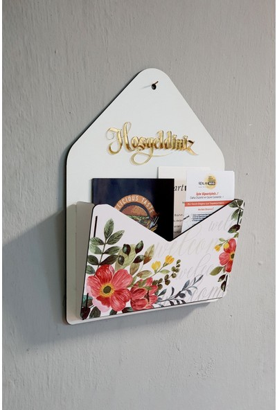 Ahşap Kapı Postası Daire Kapı Süsü