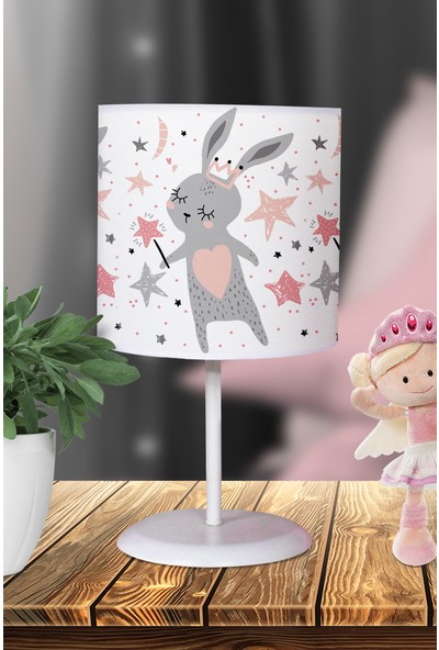 Çekirdek Home Peri Tavşan Çocuk Odası Abajur