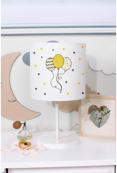Çekirdek Home Üç Balonlu Çocuk Odası Abajur