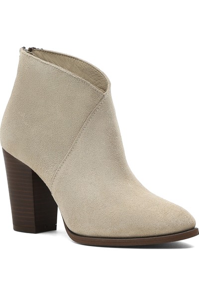 Fela 1pr Açık Bej Kadın Topuklu Bot