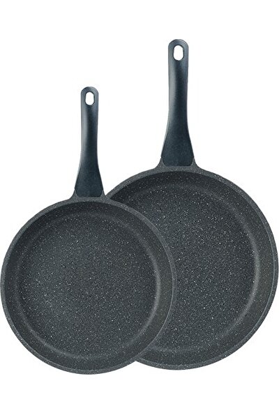 Thermoad Alüminyum Döküm 2'li Tava Seti / Gri Thermoad Alüminyum Döküm 2'li Tava Seti / Gri