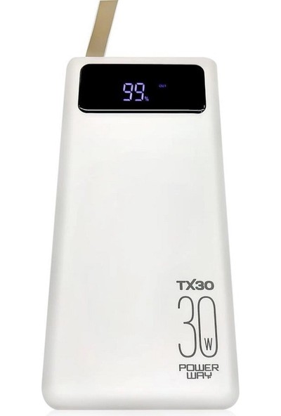 Powerway 30.000 Mah Taşınabilir Şarj Cihazı Powerbank