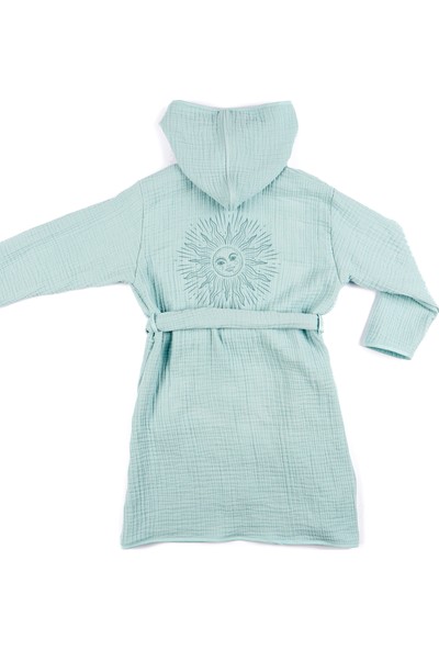 Tuğba Kuğu 4 Kat Müslin Bornoz - Policolor - Sun Tuğba Kuğu 4 Kat Müslin Bornoz - Policolor - Sun