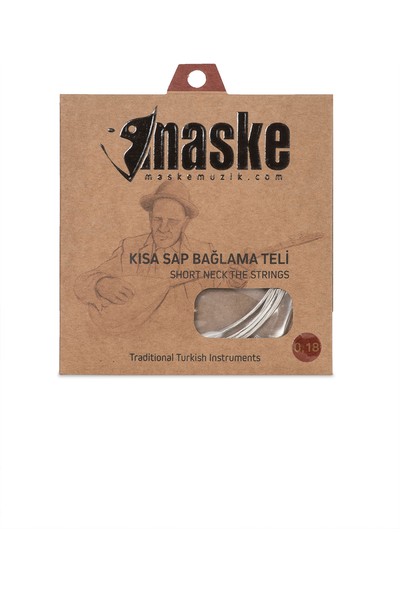 Maske 0,18 Kısa Sap Bağlama Teli Normal