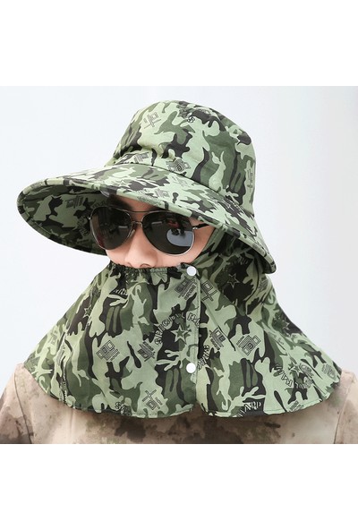 Lifeenjoy Güneş Şapkası Sivrisinek Karşıtı Yaz Balıkçı Kap Spor Şapka Erkek Kadın Boonie Şapka Uv Korumalı Açık Yürüyüş Kap (Yurt Dışından)