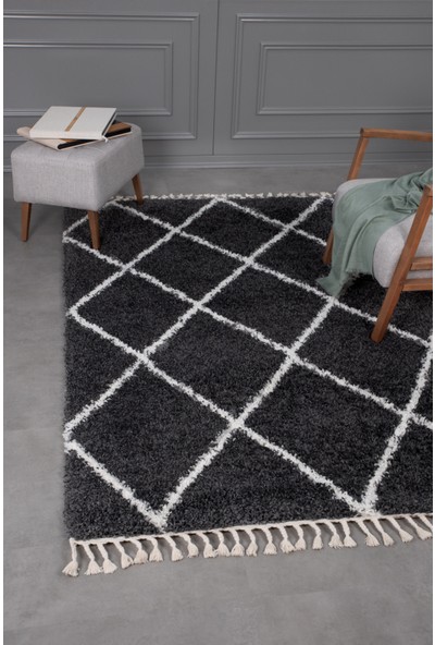 Mariesse Home Moroccan Koleksiyonu Füme-Krem Post Dokuma Halı Mariesse Home Moroccan Koleksiyonu Füme-Krem Post Dokuma Halı