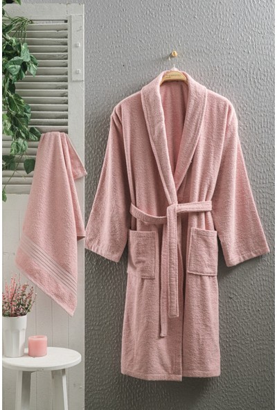 Büyük Beden 2'li Bornoz Takımı