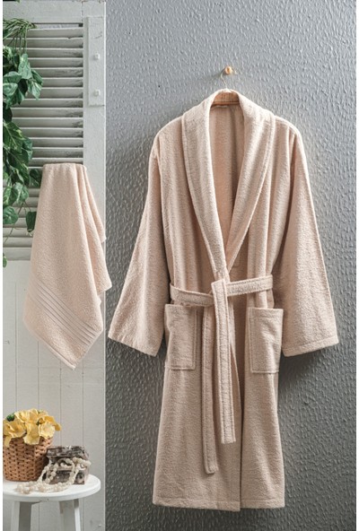 Büyük Beden 2'li Bornoz Takımı Büyük Beden 2'li Bornoz Takımı