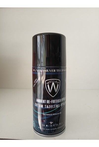 Wellax Ortam Tazeleme Spreyi Okyanus Ferahlığı 150ML Wellax Ortam Tazeleme Spreyi Okyanus Ferahlığı 150ML