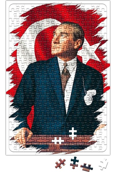 Baskı Dükkanı Mustafa Kemal Atatürk 3 Puzzle 240 Parça Yapboz Baskı Dükkanı Mustafa Kemal Atatürk 3 Puzzle 240 Parça Yapboz