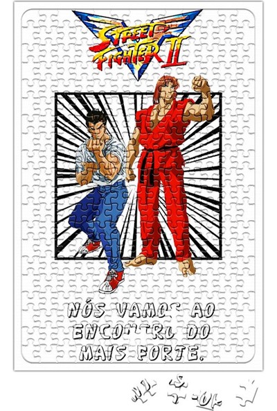 Baskı Dükkanı Street Fighter Sf Iı Victory Puzzle 240 Parça Yapboz