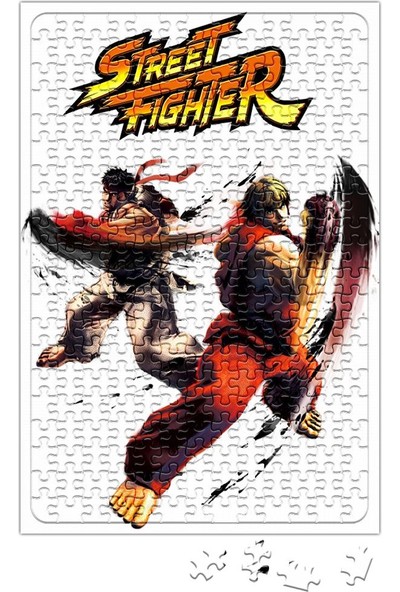 Baskı Dükkanı Street Fighter 2 Zangief Puzzle 240 Parça Yapboz