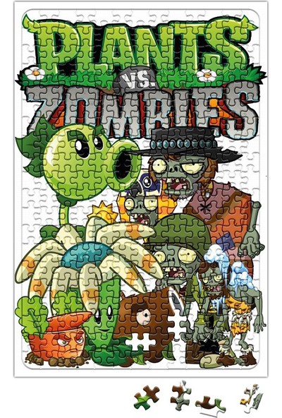 Baskı Dükkanı Plants Vs Zombies Puzzle 240 Parça Yapboz