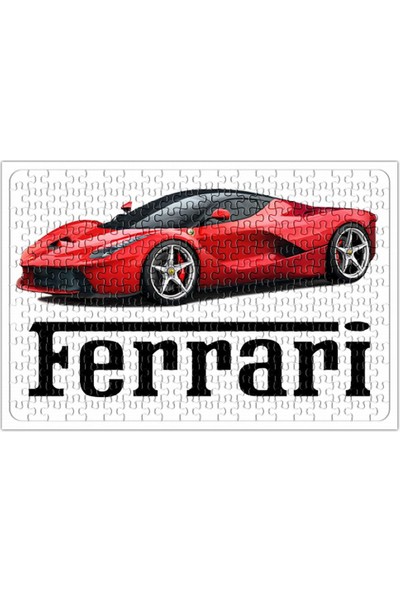Baskı Dükkanı Ferrari Puzzle 240 Parça Yapboz