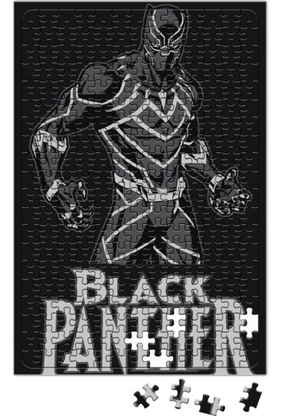 Baskı Dükkanı Pantera Negra Panther Puzzle 240 Parça Yapboz