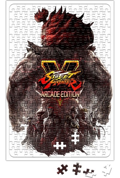 Baskı Dükkanı Street Fighter V Arcade Edition Puzzle 240 Parça Yapboz