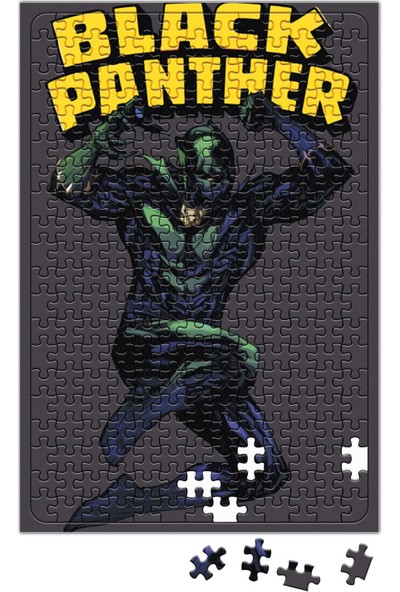 Baskı Dükkanı Pantera Negra Puzzle 240 Parça Yapboz