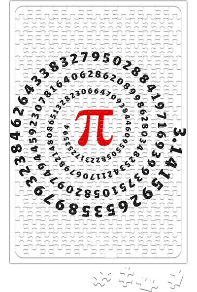 Baskı Dükkanı Pi Sayısı Puzzle 240 Parça Yapboz