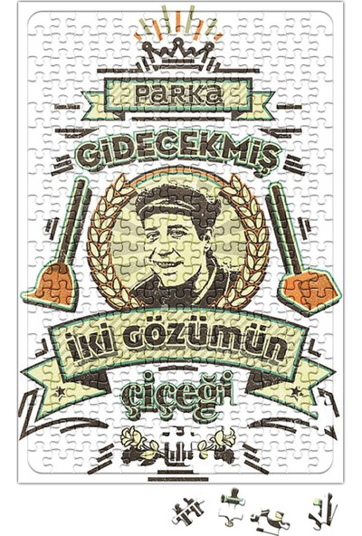 Baskı Dükkanı Parka Gidec 2 Gözümün Çiçeği Puzzle 240 Parça Yapboz