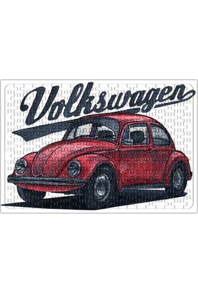 Baskı Dükkanı Volkswagen Old Beetle Puzzle 240 Parça Yapboz