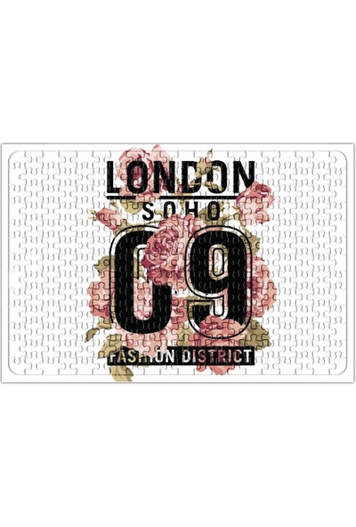 Baskı Dükkanı Londron Soho 02 Puzzle 240 Parça Yapboz