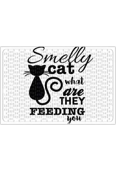 Baskı Dükkanı Smelly Cat Kedi Puzzle 240 Parça Yapboz