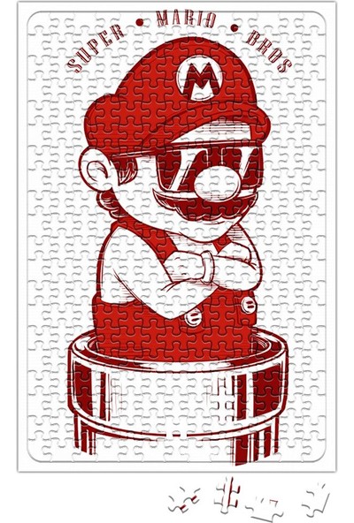 Baskı Dükkanı Super Mario Bros Puzzle 240 Parça Yapboz Baskı Dükkanı Super Mario Bros Puzzle 240 Parça Yapboz