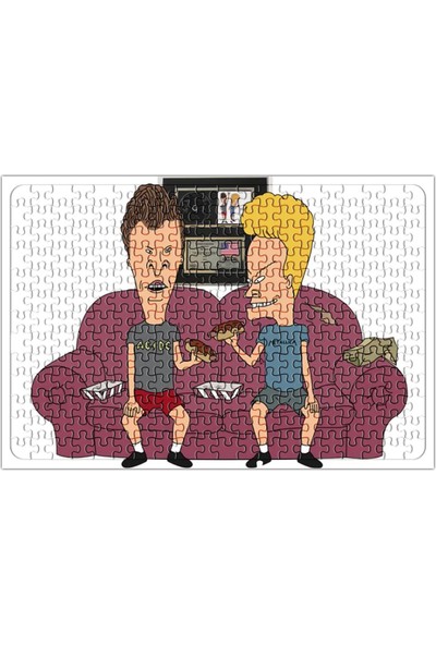 Baskı Dükkanı Beavis Butthead Puzzle 240 Parça Yapboz Baskı Dükkanı Beavis Butthead Puzzle 240 Parça Yapboz