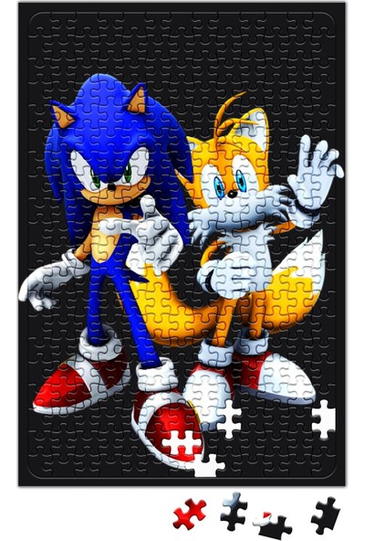 Baskı Dükkanı Sonic Puzzle 240 Parça Yapboz